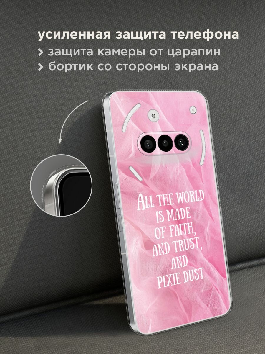 Чехол на Nothing Phone 3a / Нотинг Фон 3а с принтом "Pixie dust - 8 марта" — фото 1