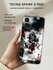 Чехол на Tecno Spark 9 Pro / Техно Спарк 9 Про с принтом "Карты черепа в капюшон...