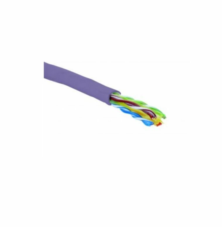 Кабель Eurolan 19C-U6-05VL-B305 кат.6 фиолетовый UTP в коробке 305м