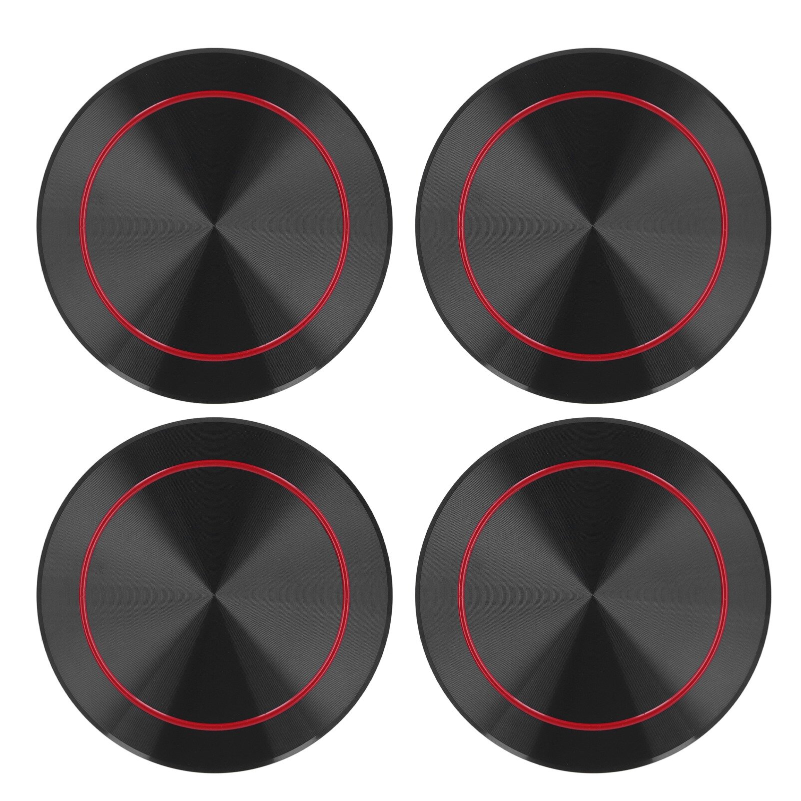 4 шт. колпачка ступицы обода колеса из алюминиевого сплава, сменная наклейка на центральную ступицу колеса для GTR R35 2008‑2016