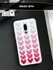 Чехол на Meizu 16th / Мейзу 16th с принтом "Градиент из сердечек"