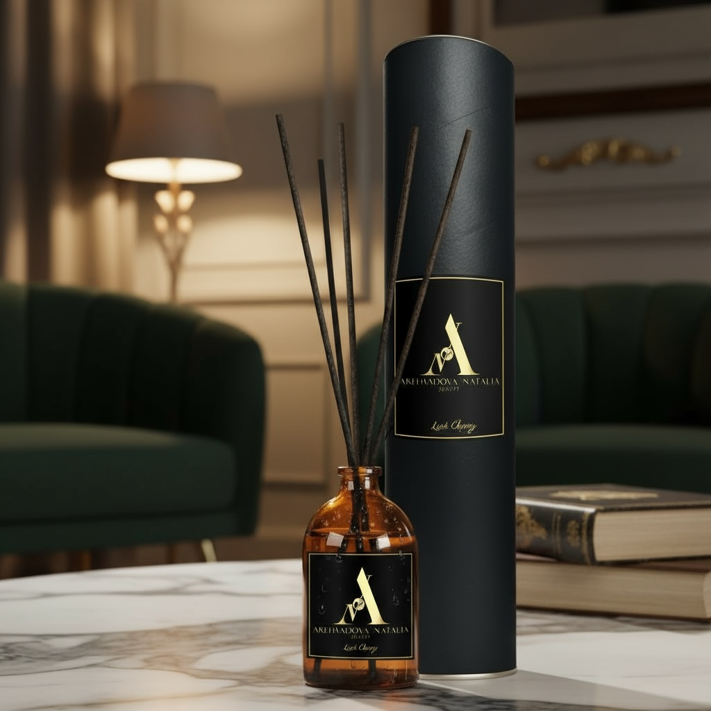 Аромадиффузор для дома AKHMADOVA NATALIA "Lost Cherry", ручная работа, 100 мл