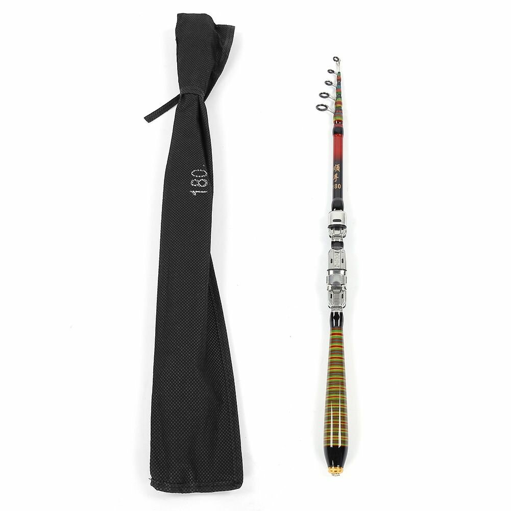 Удочка Телескопическая Карбоновая Морская Удочка Портативный Спиннинг Ручной Рыболовный Аксессуар 180см