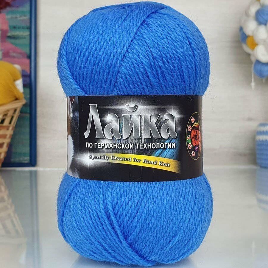 Пряжа Color City лайка 250 306 небесный (10 мотков)