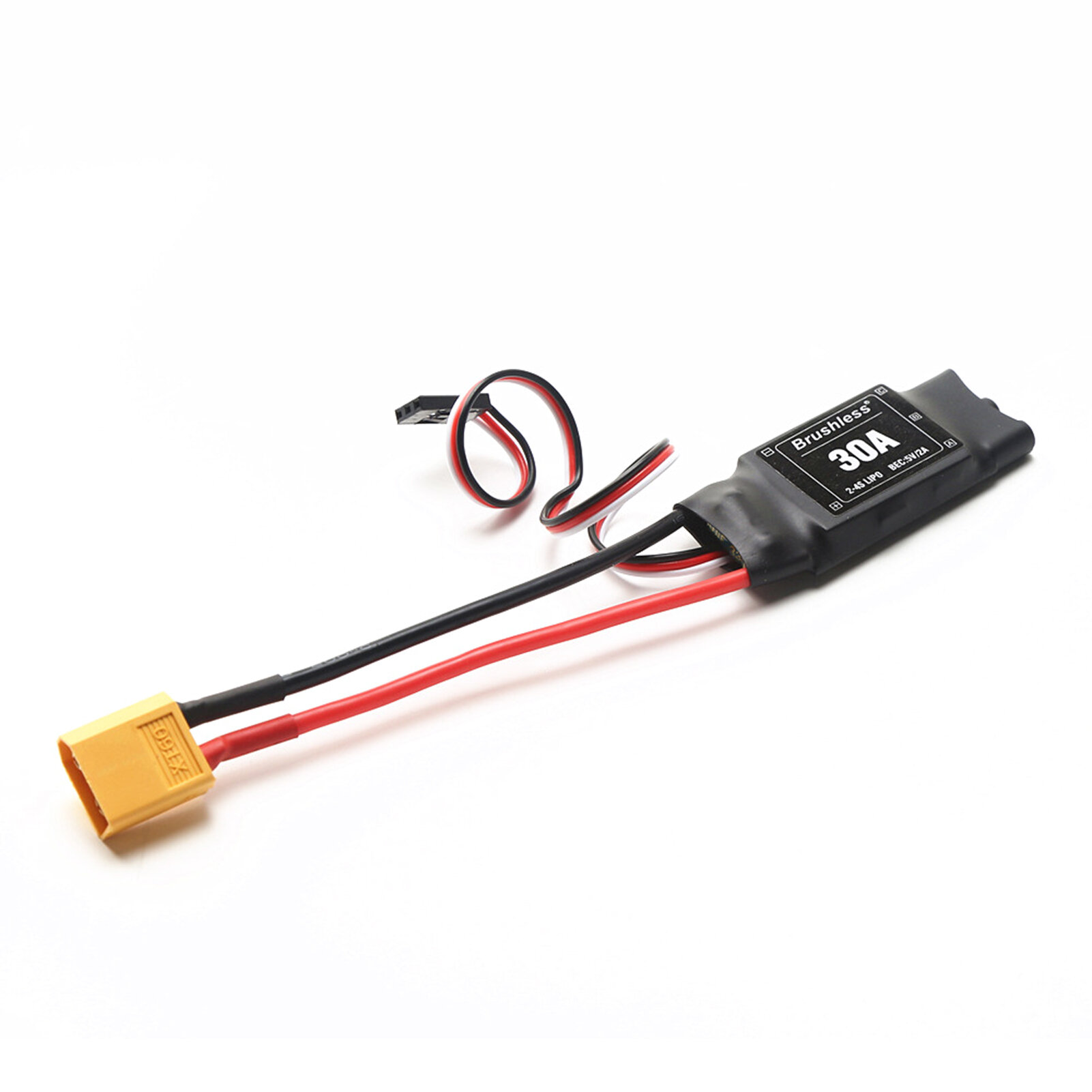 30A Brushless ESC 2-4S Electronic Speed Controller XT60 Plug 5V 2A BEC 3.5MM Banana Head для Самолета Летающего Аппарата Вертолета Лодки FPV F450 Мини Квадрокоптера