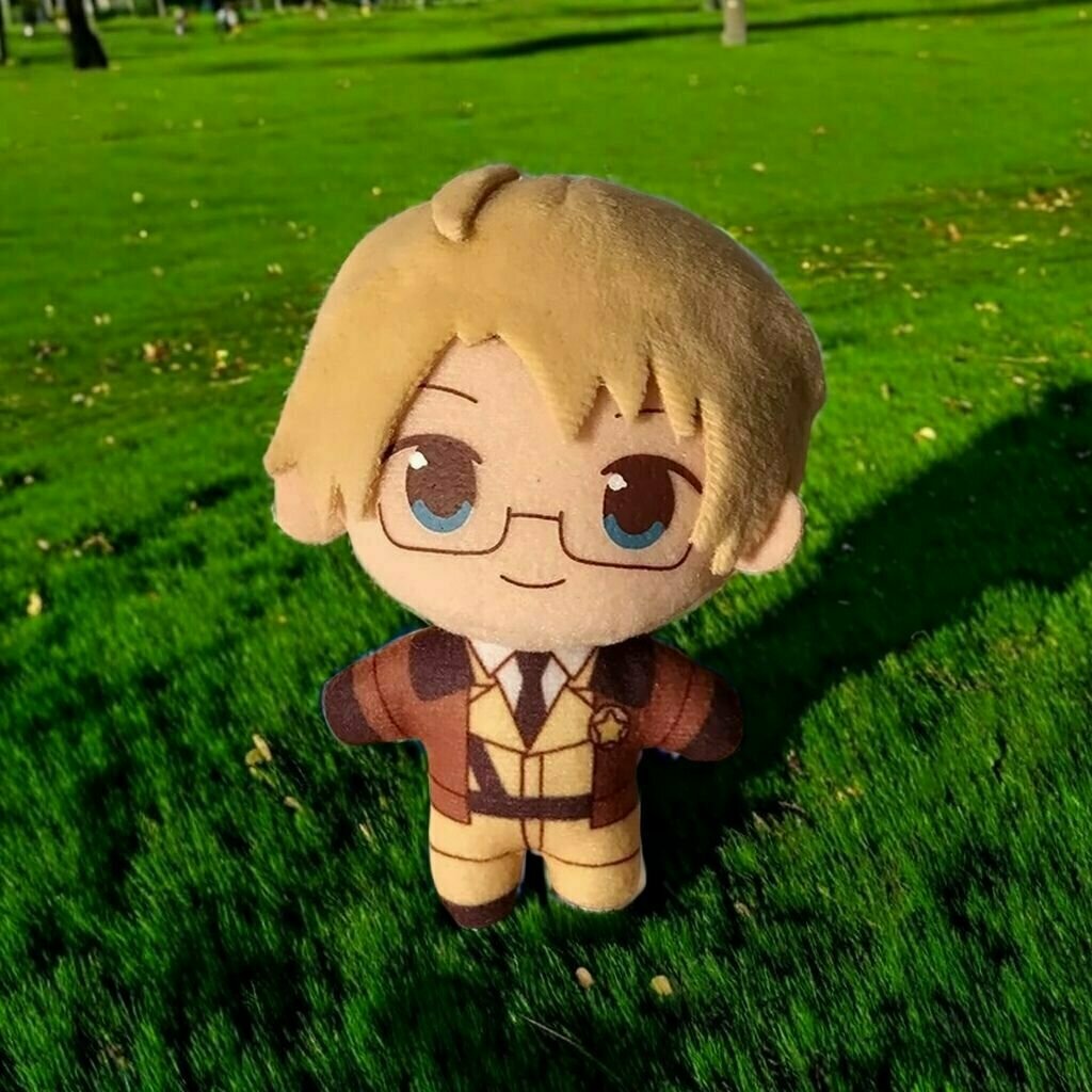 10cm милые мягкие игрушки аниме Хеталия: Мировые звёзды Америка ; Hetalia WorldStars America мягкая игрушка маленькая