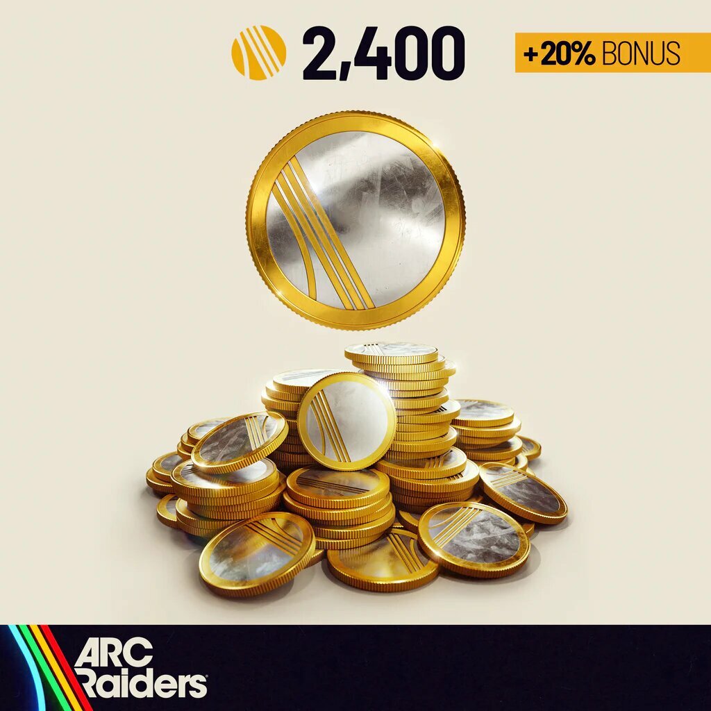 Дополнение ARC Raiders - 2400 Raider Tokens, цифровое издание PlayStation 5, регион Индия / код пополнения баланса