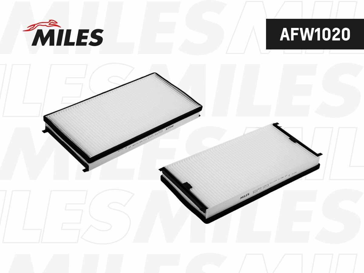 MILES Фильтр салона PEUGEOT 406 11/95- (FILTRON K1020, MANN CU3340) AFW1020