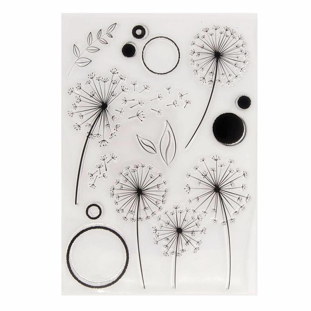 Прозрачный штамп "Одуванчик"