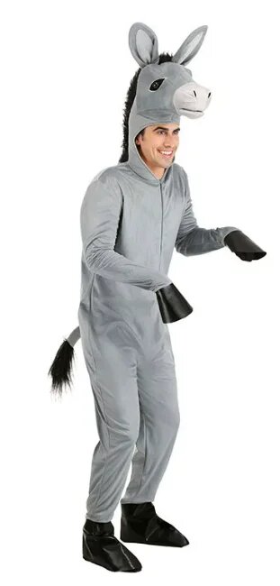 Детский костюм лошади, полиэстер М, Adult