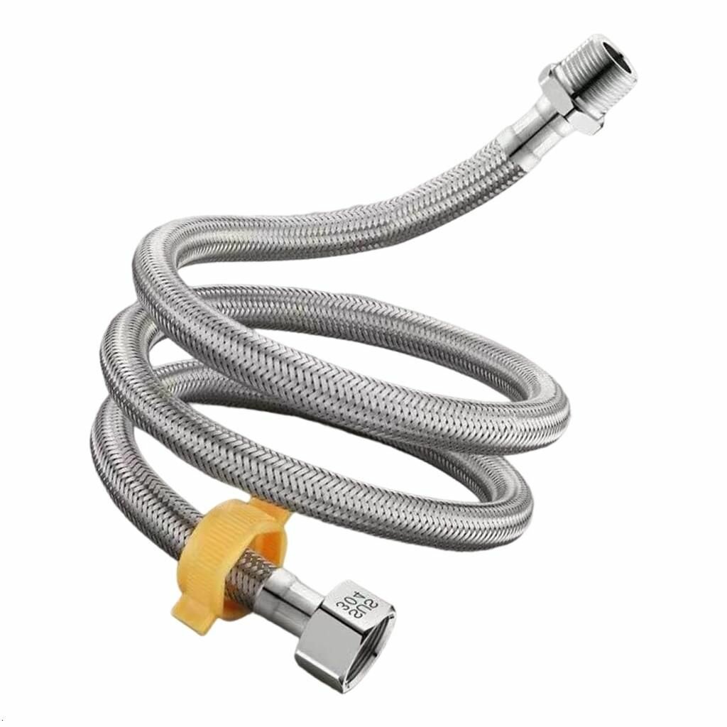 Гибкий 4-точечный шланг для водонагревателя с удлиненным входным патрубком, - 250CM