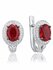 Серьги VALTERA, серебро, 925 проба, фианит, , серебристый