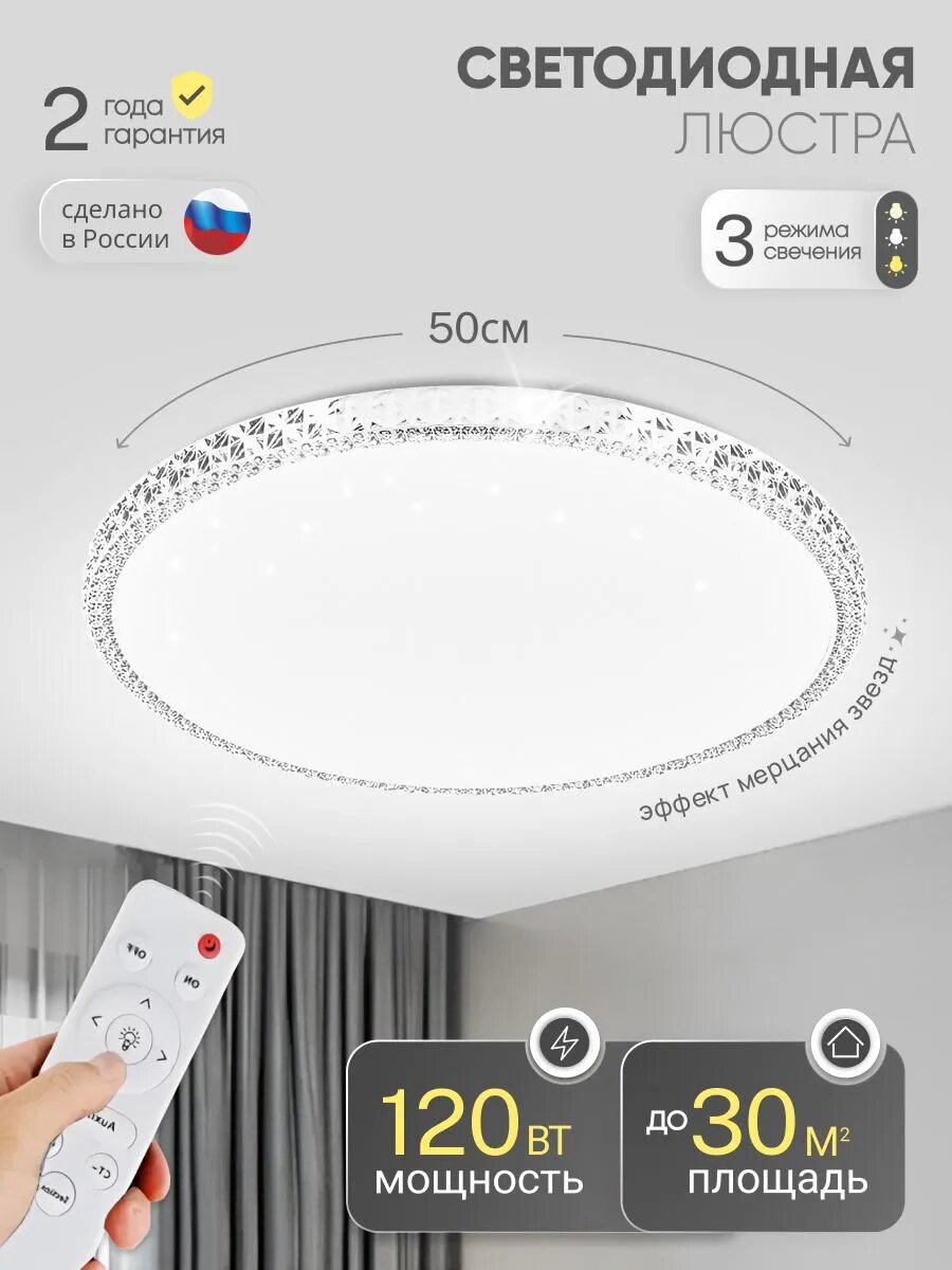 Люстра, LED