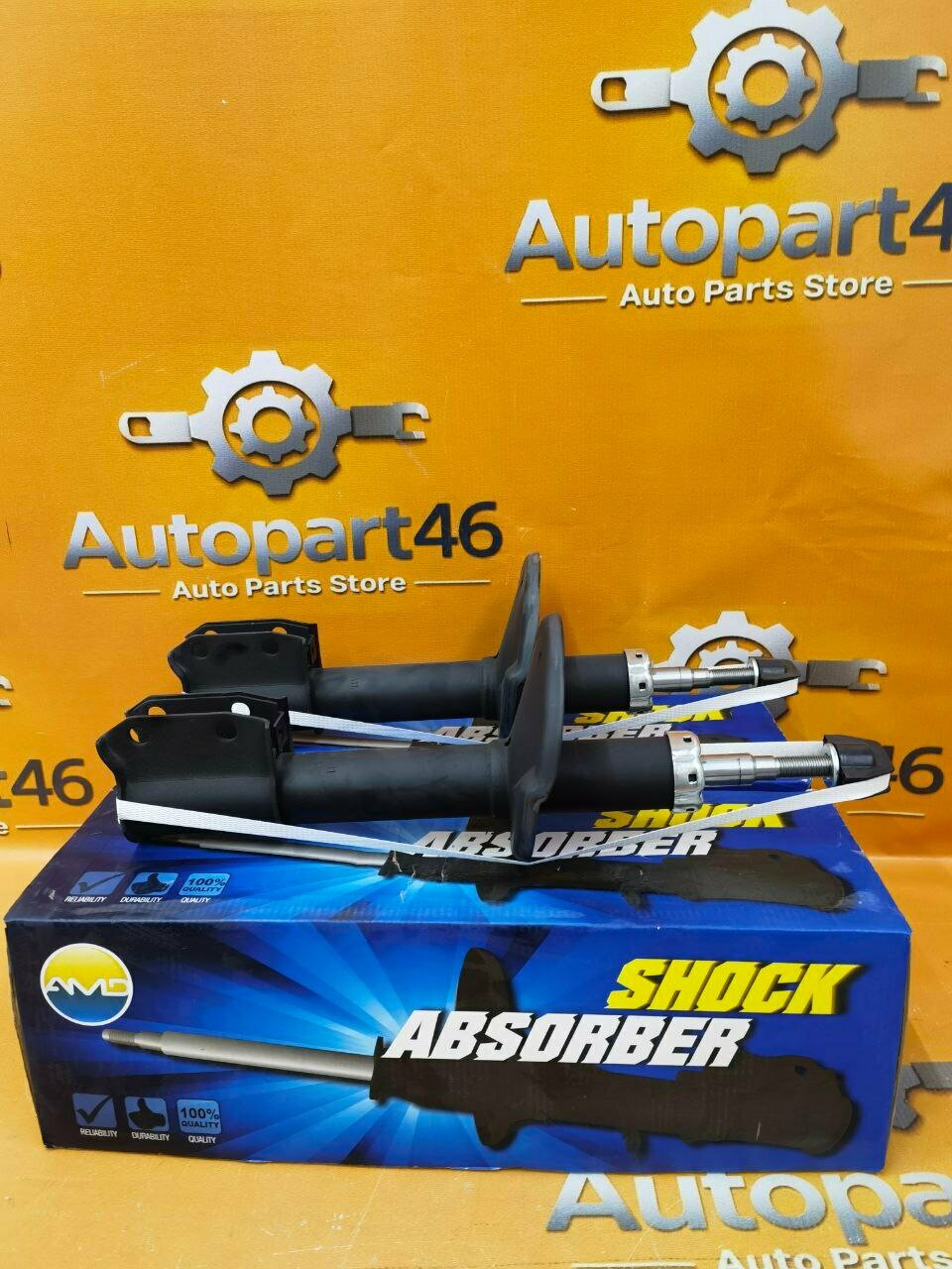 Амортизаторы рено логан 1 renault logan sandero передние пара AMD Корея
