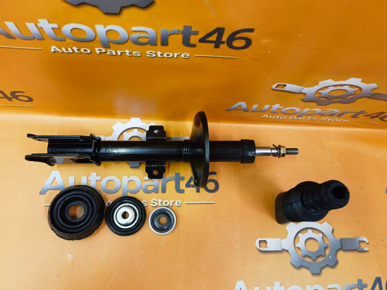 Амортизатор рено дастер передний с опорой подшипником и пыльником Renault duster перед комплект на одну сторону оригинал