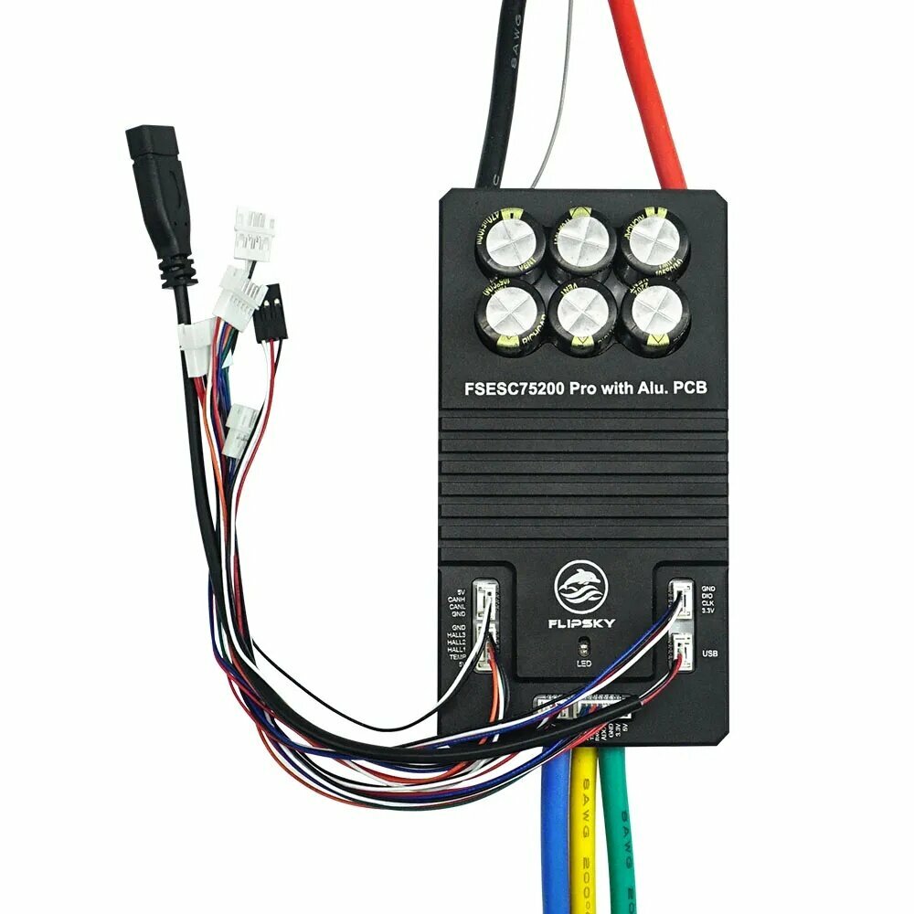 Flipsky 75200 Pro 84V High Current с алюминиевой печатной платой на базе VESC
