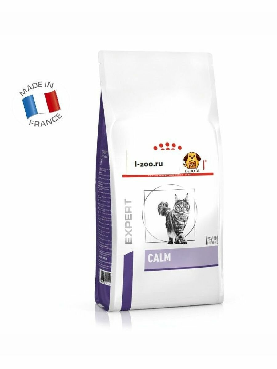 Calm CC 36 Feline (2кг). Корм сухой полнорационный для взрослых кошек в стрессовом состоянии и в период адаптации.