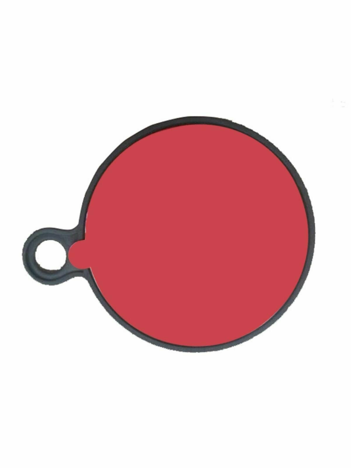 Крепление для мобильного устройства, Основание для крепления присоски на приборной панели 80 мм красное