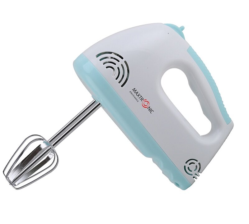 Миксер погружной MAXTRONIC MAX-LY-618 белый/бирюзовый