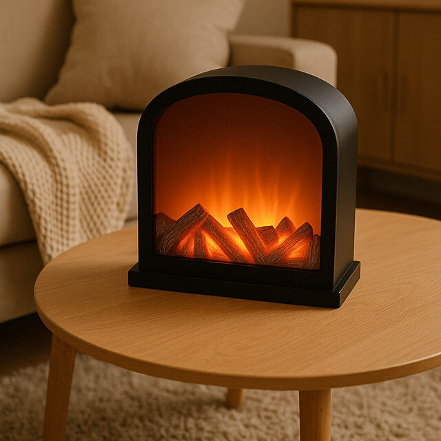 Светодиодный камин Atmosphere 30*28 см, на батарейках, Koopman, ASX000170