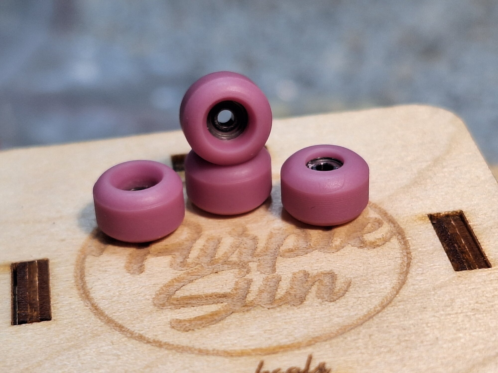 Колеса для фингерборда PurpleSun 8.0х5.2мм фиолетовый цвет