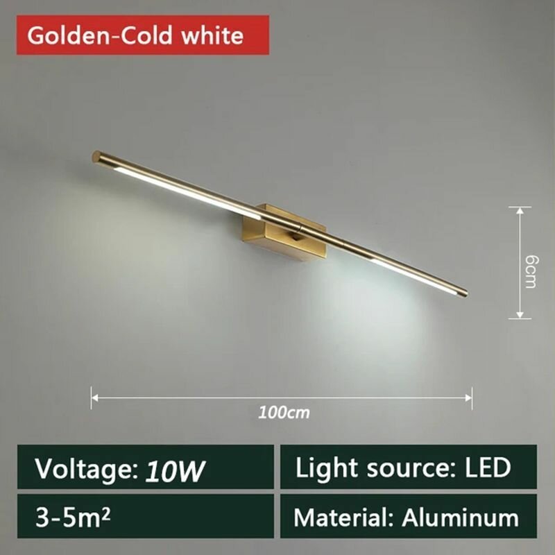 Подвесной светодиодный настенный светильник для спальни, ванной комнаты, туалета с подсветкой зеркала, бра для настенной подсветки фотографий