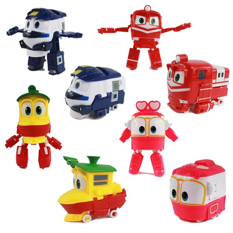 Фигурки-трансформеры Robot Trains Kay Alf Duck 4PCS no box