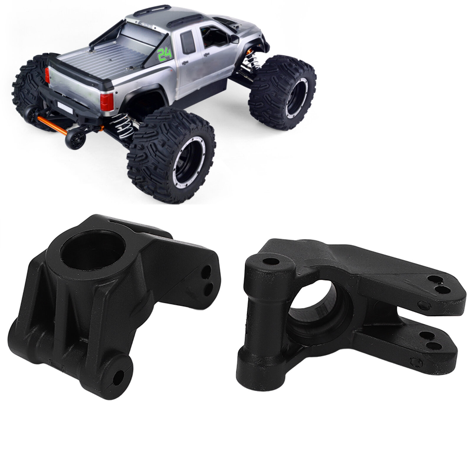 2 шт. пластиковое сиденье заднего моста для ZD Racing MX07 4WD 1/7 RC, детали для обновления автомобиля с дистанционным управлением