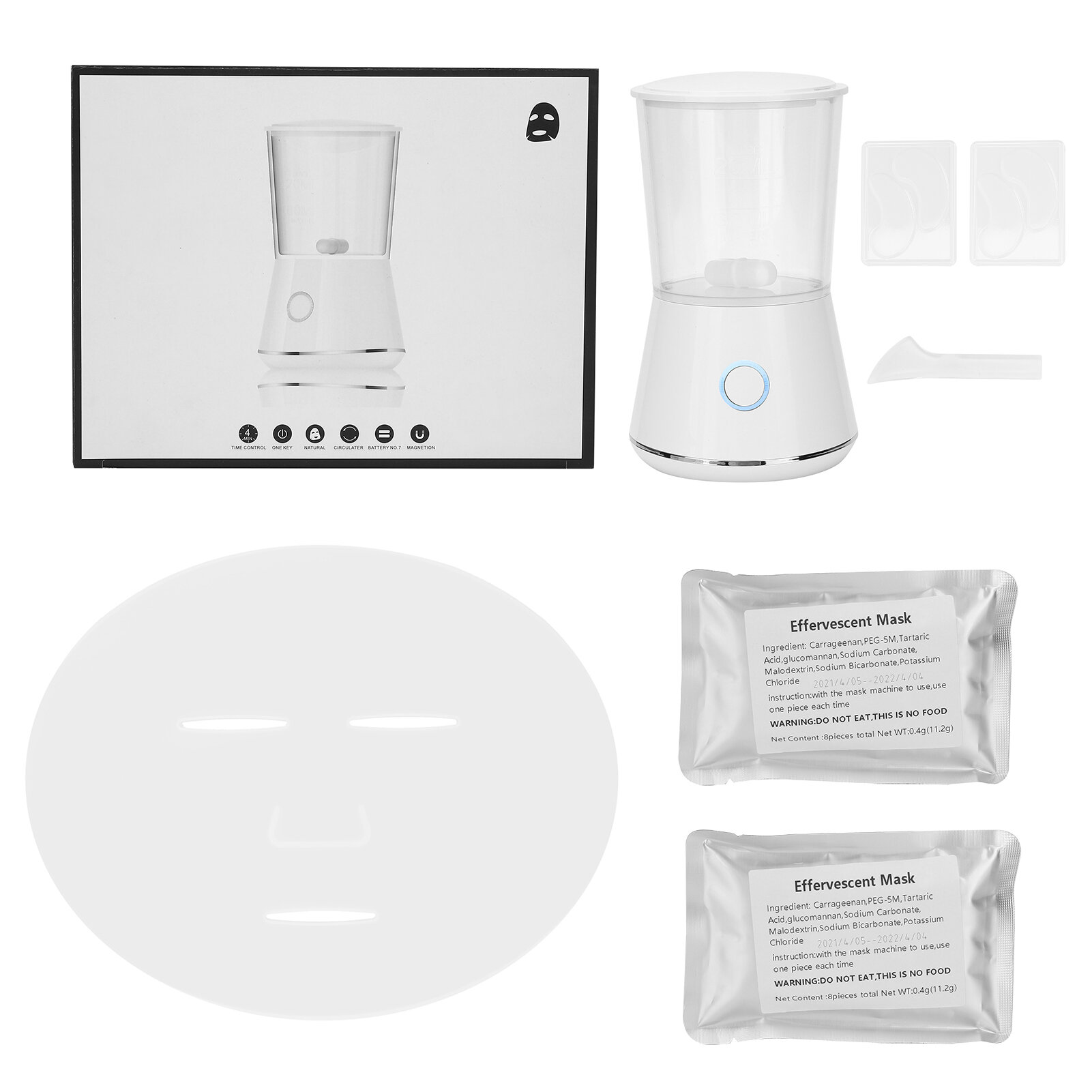 Машина для изготовления масок для лица своими руками из натуральных фруктов и овощей. Инструмент для ухода за кожей и красоты.