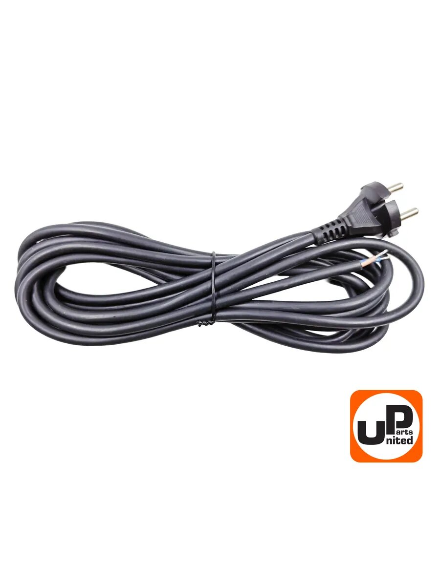 Шнур сетевой 2×1,5 мм. кв. - 4,0 м, ПГА-ВП (медь, термоэлас