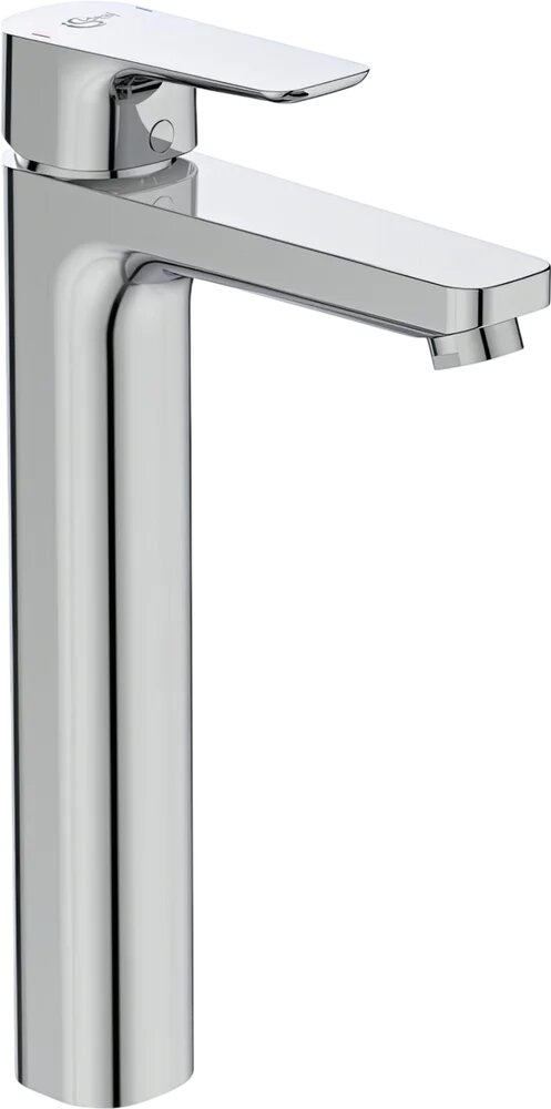 Смеситель для раковины Ideal Standard Ceraplin III Slim BC561AA хром, глянцевый, кран для ванной в раковину, из латуни, рычажный, с керамическим картриджем, с донным клапаном