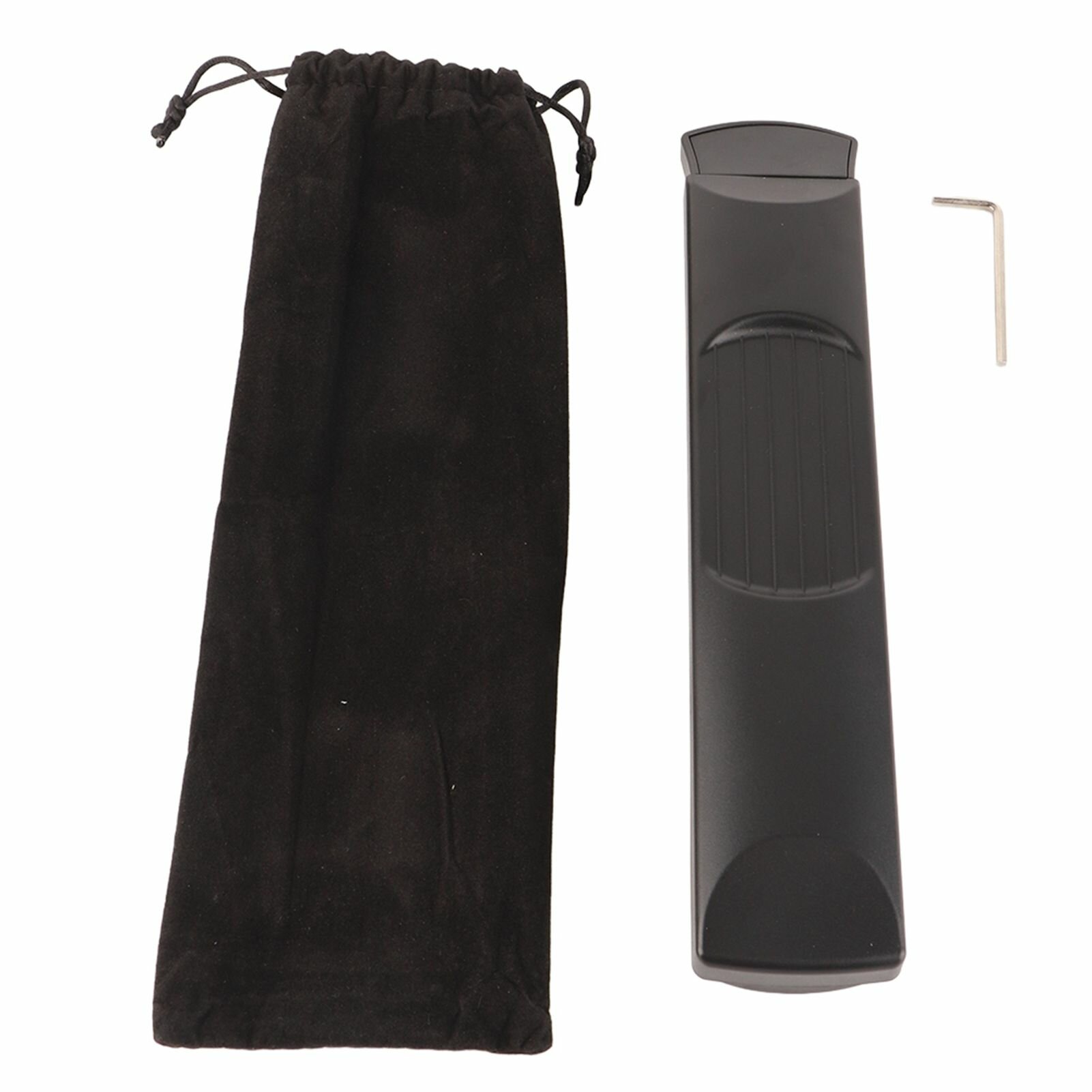 Портативная гитара с 6 струнами и 6 ладами, деревянная гриф, черный цвет, удобная для тренировки