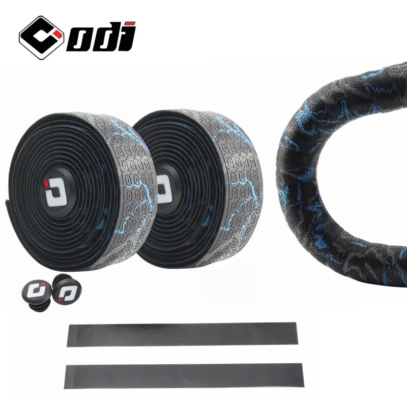 ODI HT01 лента руля для велосипеда Black-Blue
