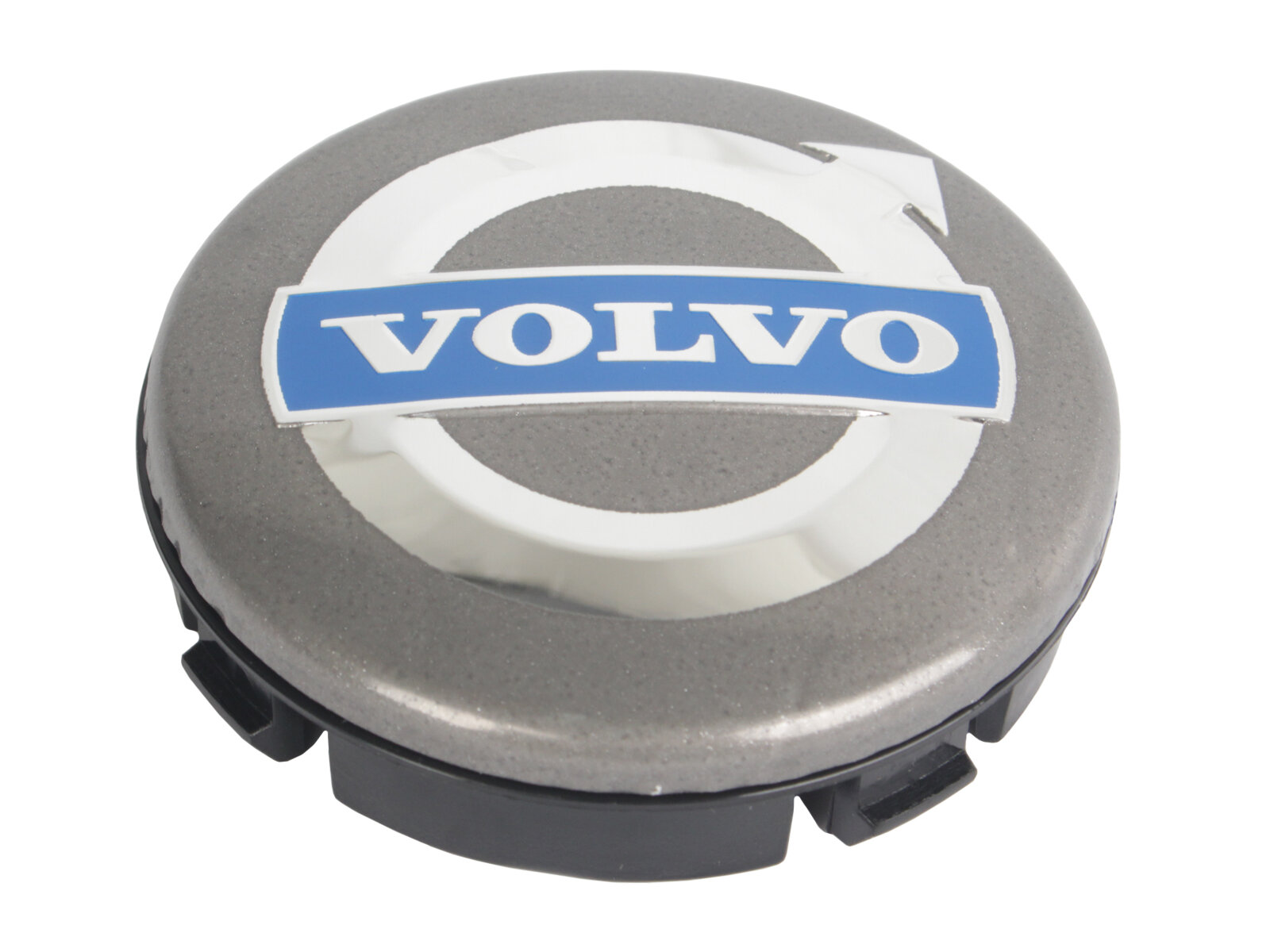 Заглушка литого диска VOLVO графит серый синий 61-64