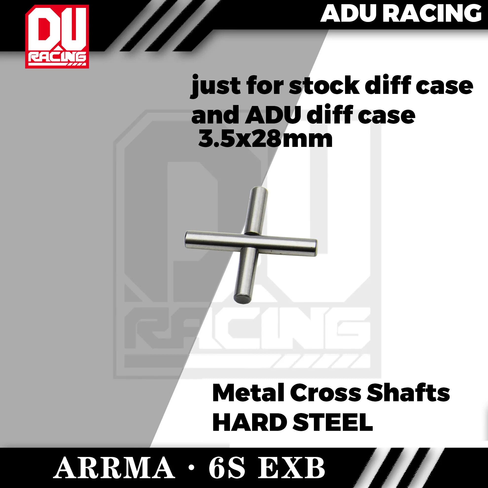 Металлические поперечные валы ADU RACING для ARRMA 6S EXB