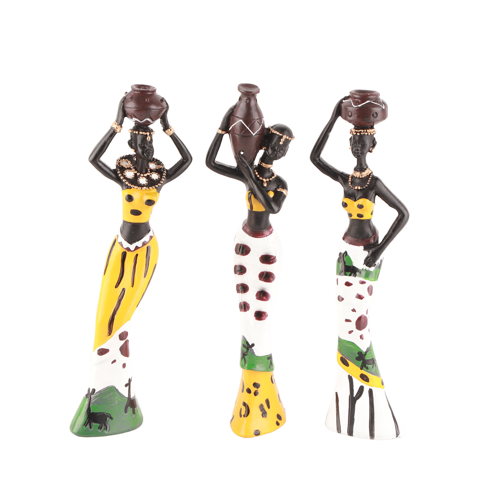 Африканская скульптура: женские фигуры, статуэтки из смолы, домашние фигурки, куклы, украшения для рабочего стола.