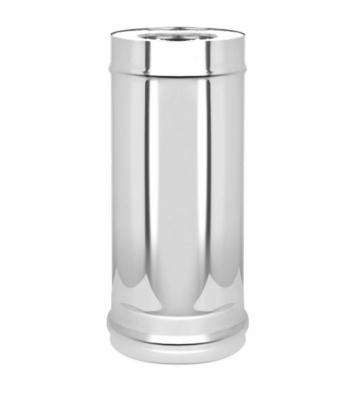 Сэндвич-труба (AISI 430 1,0мм 0,5мм, KERALUX) д.150х250, L-0,25м