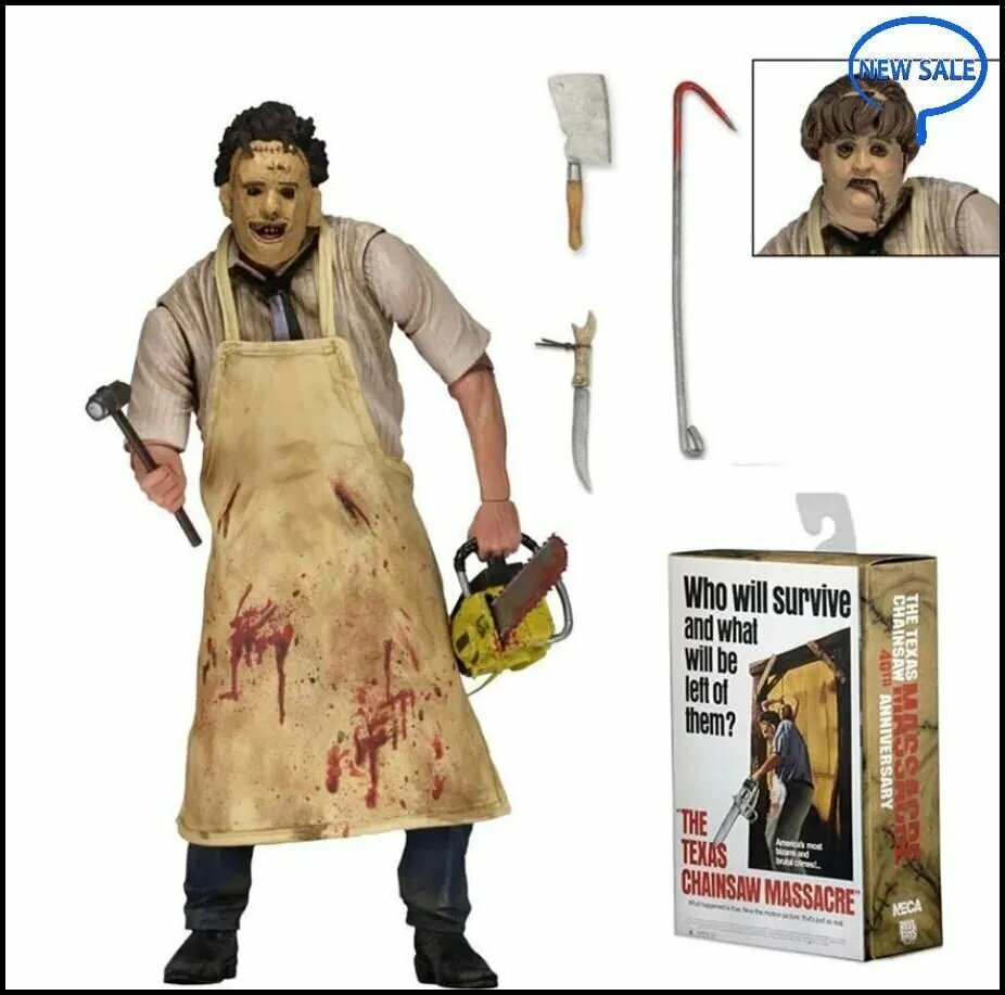 Фигурка Фредди Крюгер - Ultimate Freddy FigureФигурка NECA Texas Chainsaw Massacre Leatherface 40th Anniversary Edition 7 дюймов