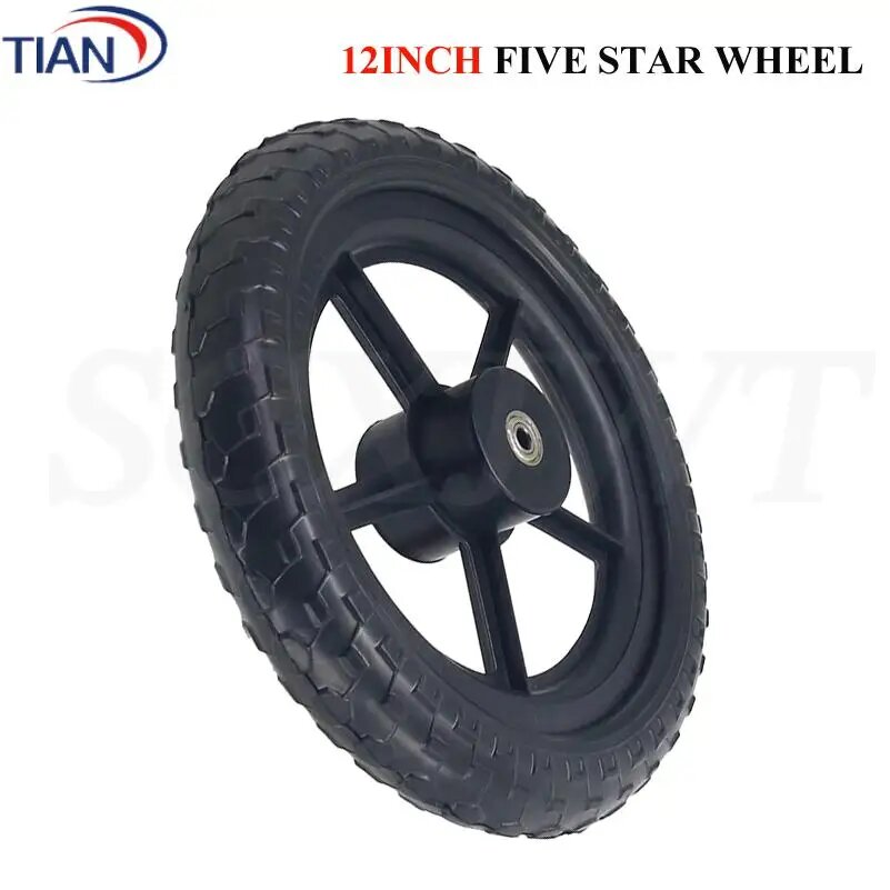 Надувное Полиуретановое Колесо 12 1/2x2 1/4 Дюйма Для Детского Беговела, Five star wheel 1pcs