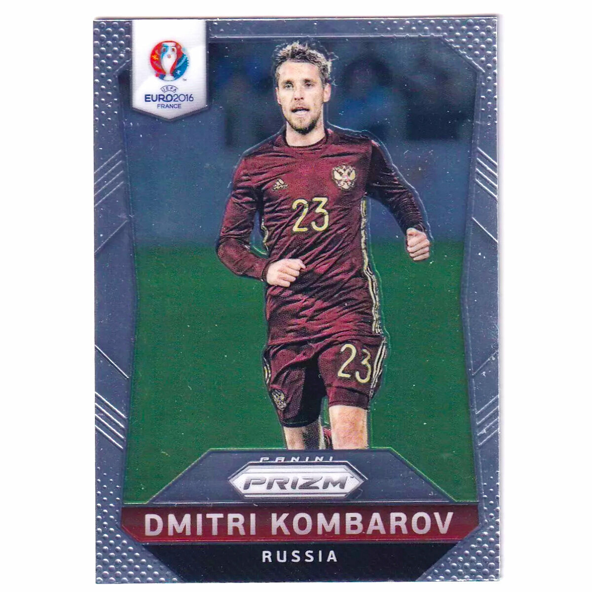 Коллекционная карточка Panini Prizm UEFA EURO 2016 France: #174 Dmitri Kombarov