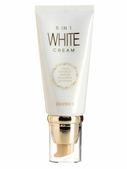 Deoproce Крем для лица осветляющий многофункциональный 5 in1 WHITE CREAM 50 мл.