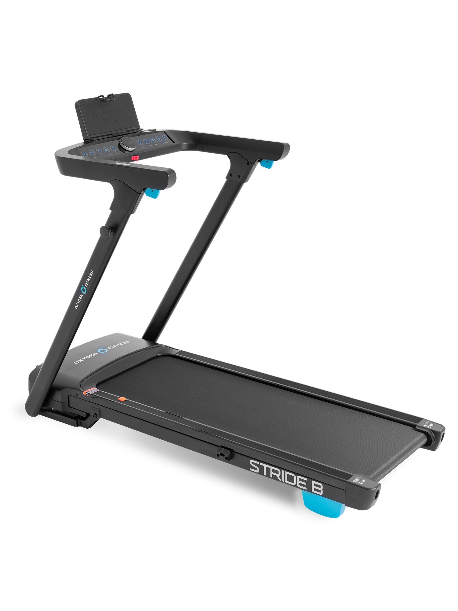 Беговая дорожка Oxygen Fitness STRIDE, 15 уровней нагрузки, черный