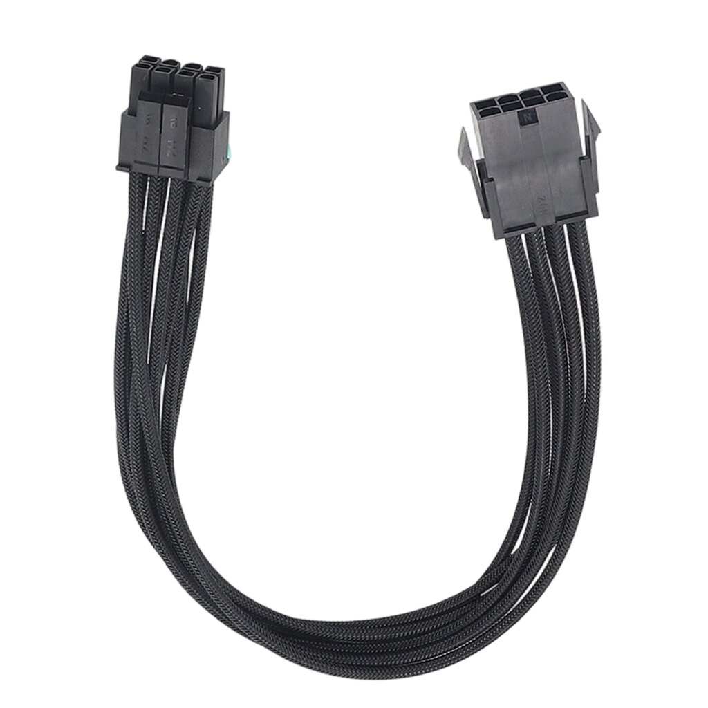 Удлинительный Кабель с 8-Контактными Разъемами процессора 30 см, Удлинительная Линия Питания Видеокарты С Высокой Проводимостью