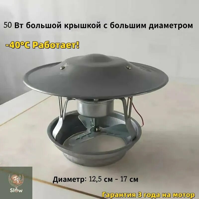 Дымосос для дымохода и камина, Автоматический удалитель дыма, Тягодутьевая машина, Усилитель тяги, Для печи, бани, гаража (220В)