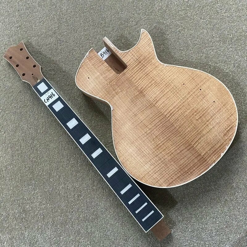 Наборы гитар Tagima Mirach 6-струнных комплектов для гитары LP Незаконченное тело с шеей Один комплект без hardwares для замены своими руками