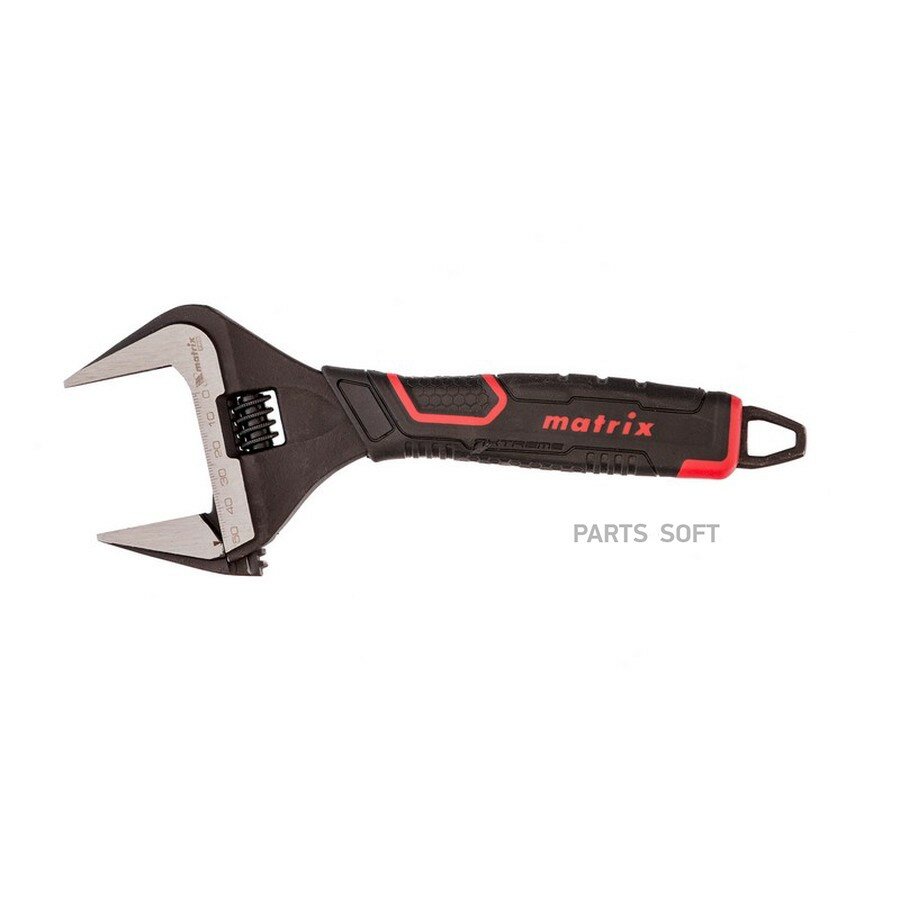 Ключ разводной, тонкие губки, фосфатированный, 2-Х комп рукоятка, 250 от официального дистрибьютора, MATRIX, артикул 15578