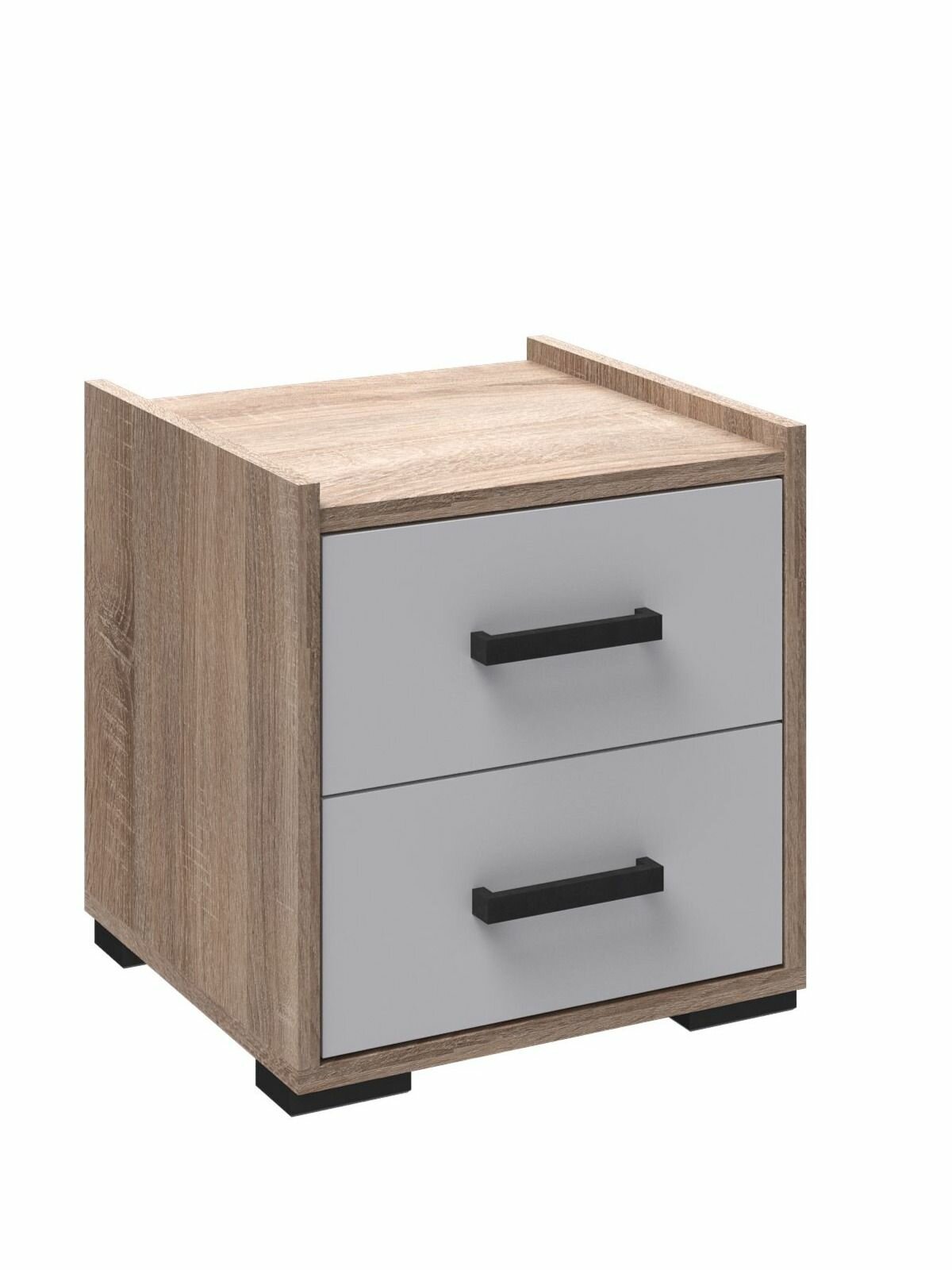 Спальня Соната тумба прикроватная дуб сонома/белый (Микон)