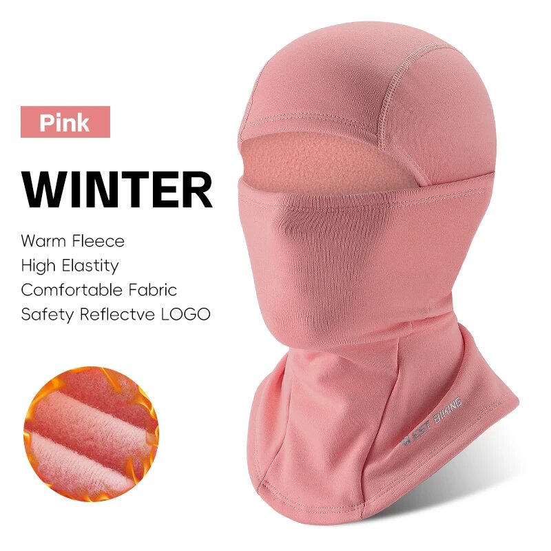 WEST BIKING Термобалаклава Флисовая Розовый, Pink