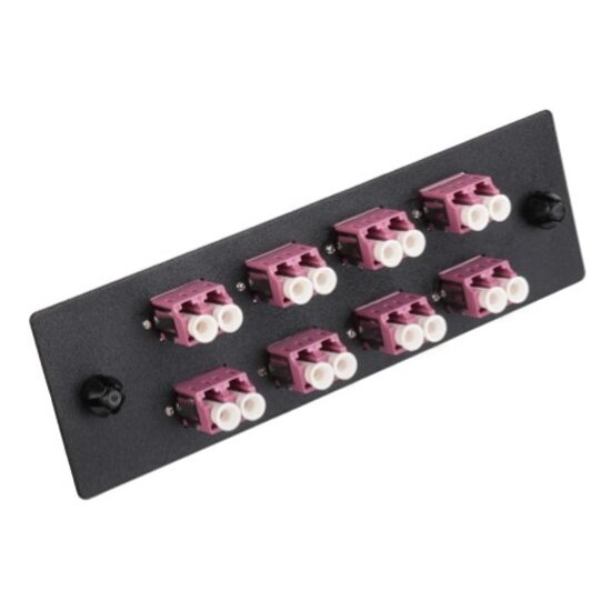 Панель Lanmaster LAN-APM-8X2LC/OM4 1U 8xLC дупл. 50/125 OM4