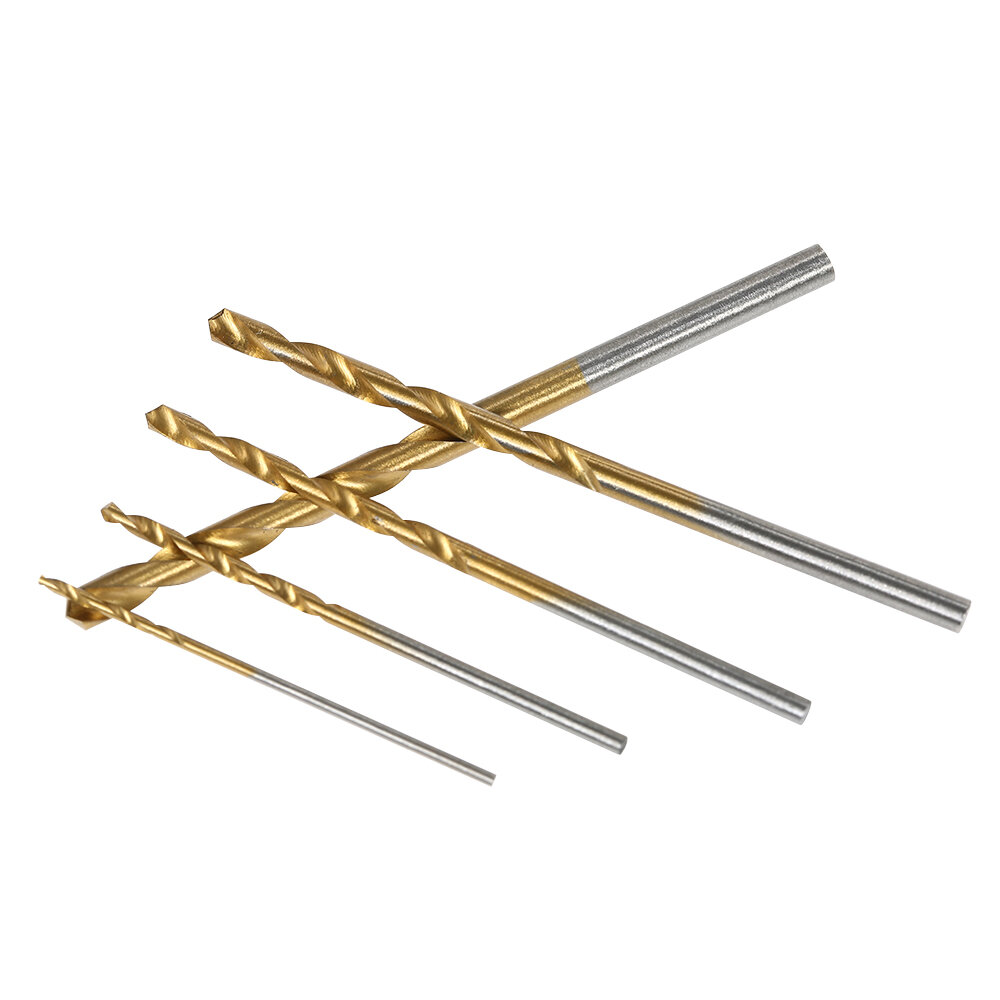 Набор из 50 спиральных сверл с титановым покрытием HSS, метрическая система, 1,0-3,0 мм, спиральные сверла из быстрорежущей стали с титановым покрытием, инструмент для сверления по дереву